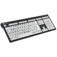 Buy - Logickeyboard XL Print Nero Black/White Keyboard (LKBLPBWBJPUUK)