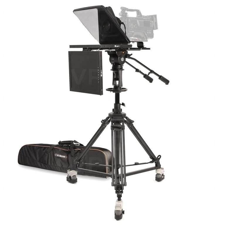 Buy - Ikan Teleprompter & Dolly w/ Talent Monitor (PT4500-TM-PEDESTAL)