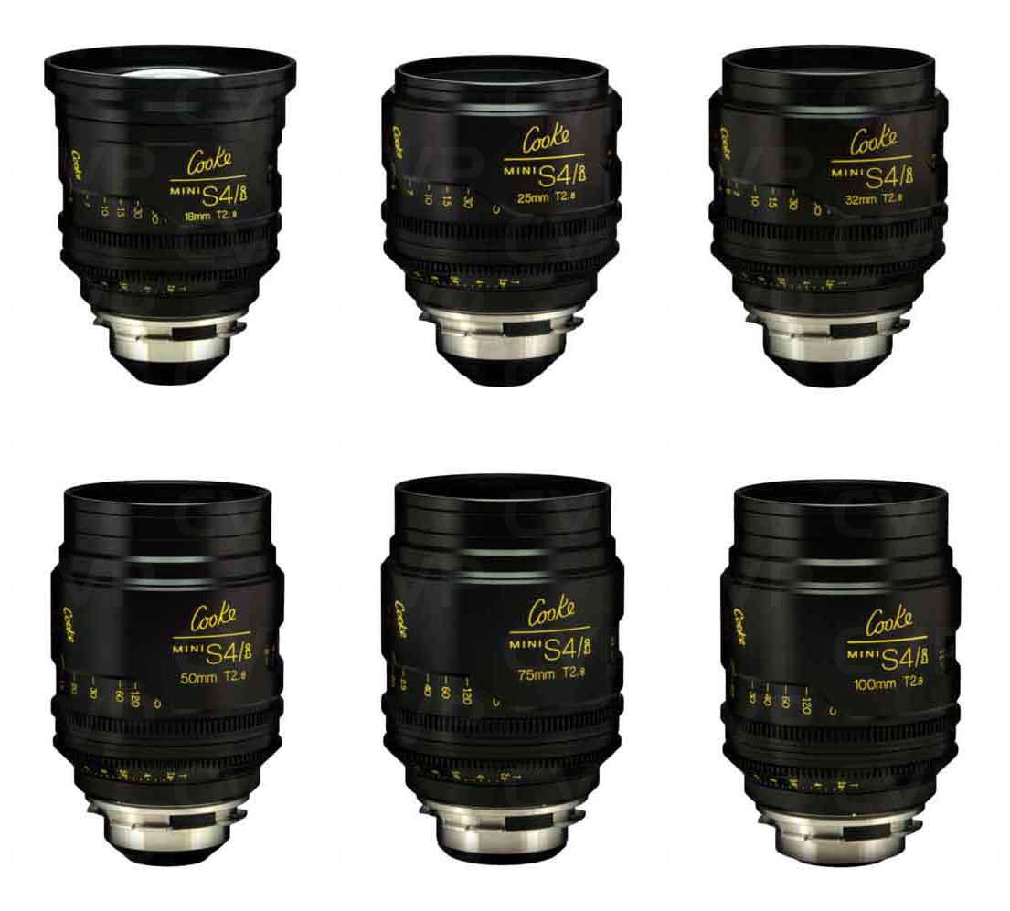 Buy - Cooke Optics Optics Set of Six Mini S4i T2.8 35mm/Super 35mm ...