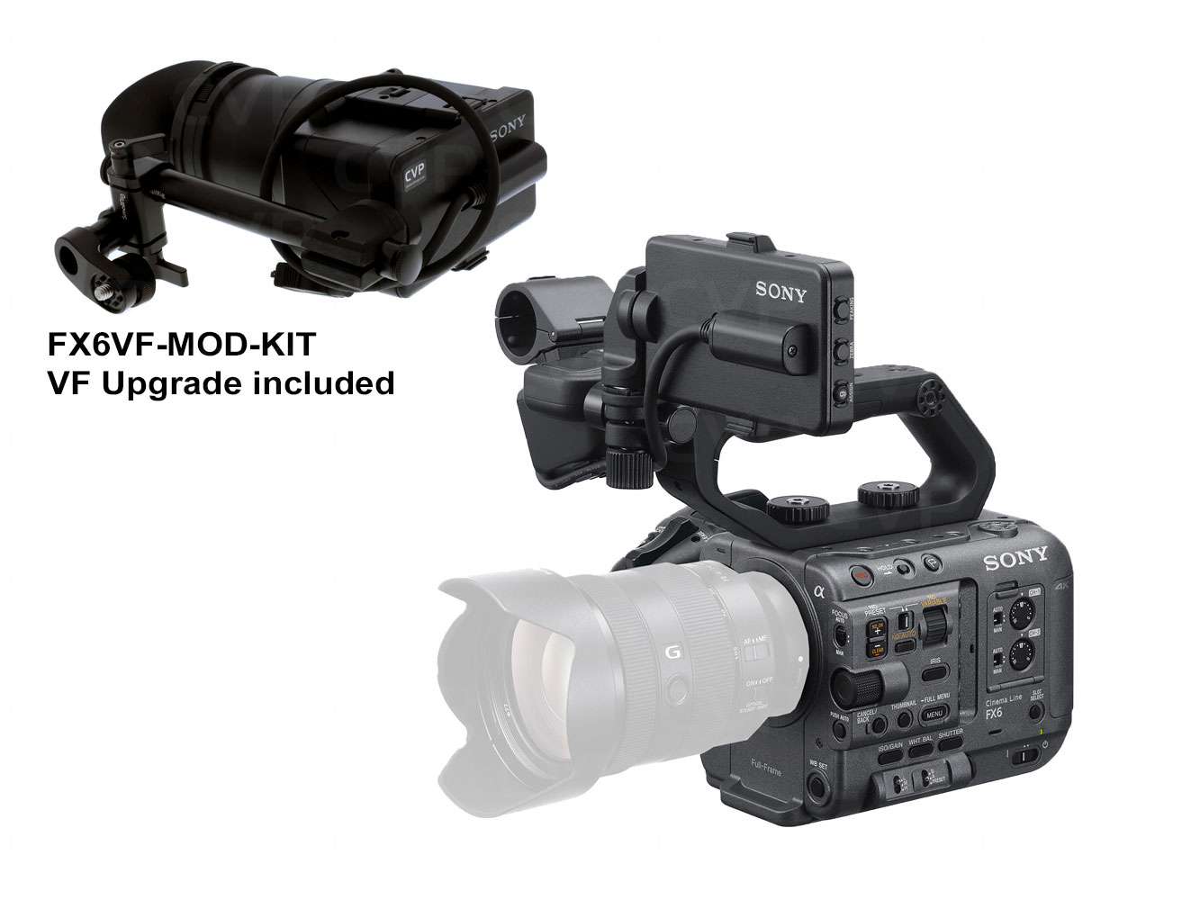 Buy Sony FX6 Full-Frame Cinema Camera W/ FX6VF-MOD-KIT at CVP