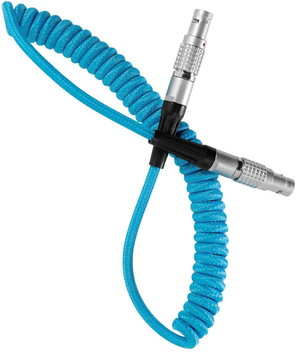 Kondor Blue LEMO 2 Pin 0B Coiled Cable | CVP