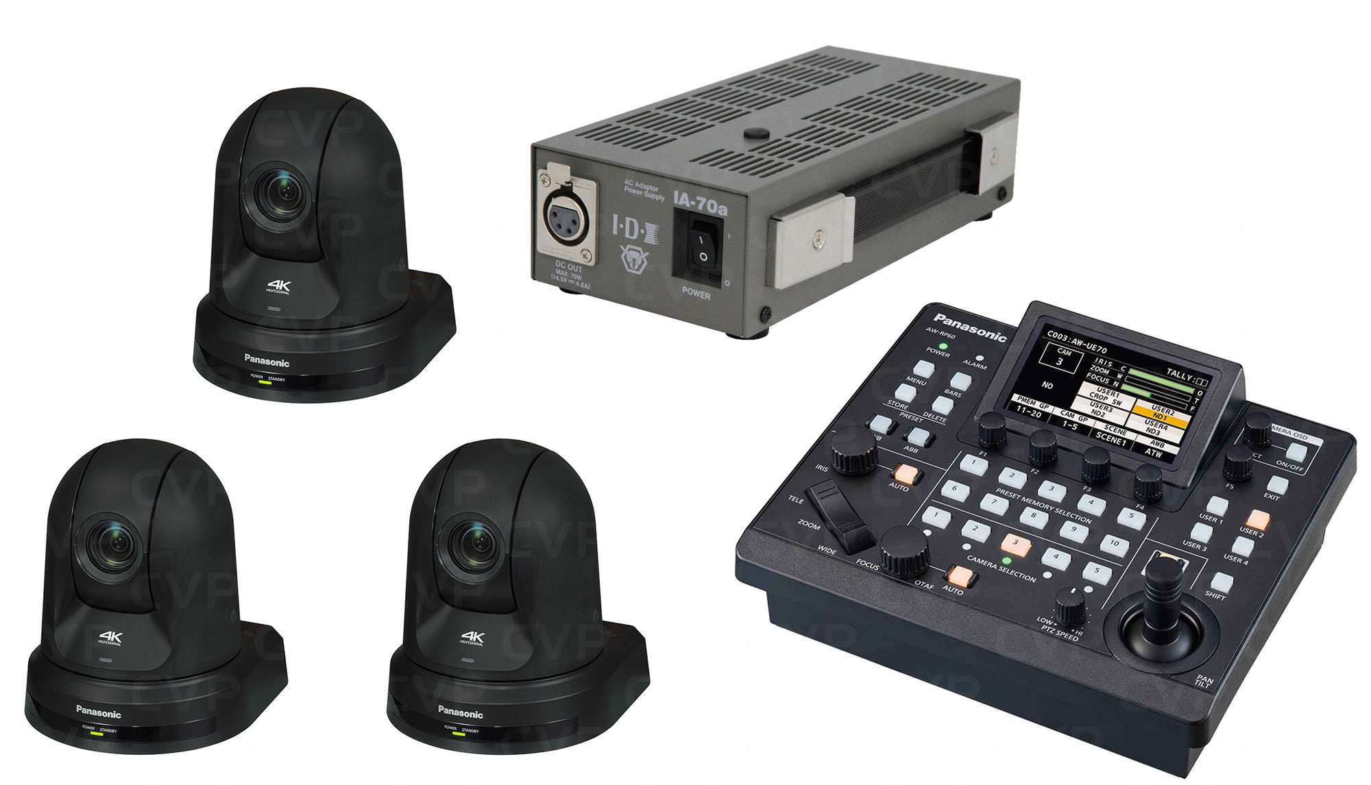 Buy - Panasonic 3x AW-UE50 PTZ Camera Bundle (AW-UE50KEJ)
