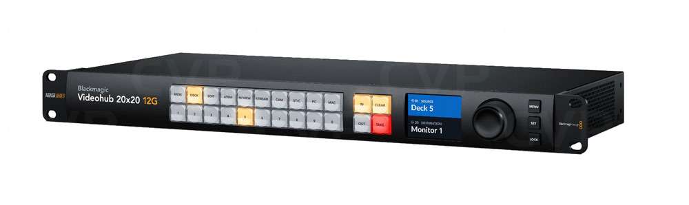 Buy - Blackmagic Videohub 20x20 12G (VHUBSMAS12G020020)