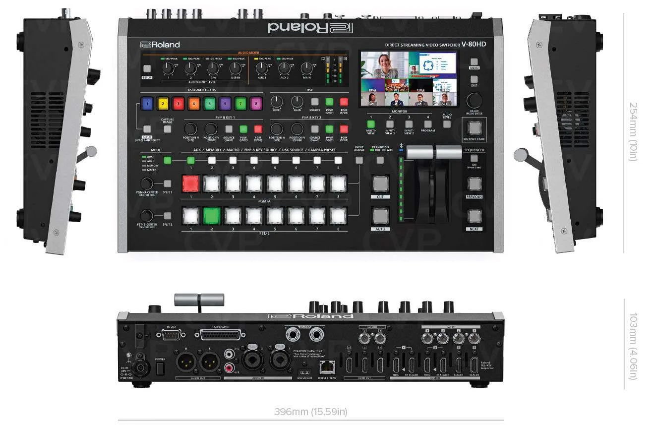Roland V-80HD Video Switcher | CVP