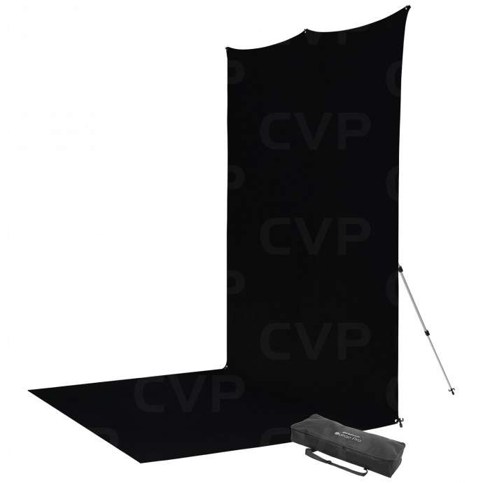 Buy - Westcott 878SK X-Drop Pro Backdrop - Black Sweep (WES-878SK)