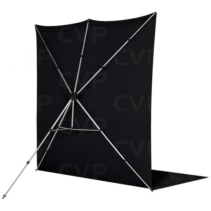Buy - Westcott 878SK X-Drop Pro Backdrop - Black Sweep (WES-878SK)