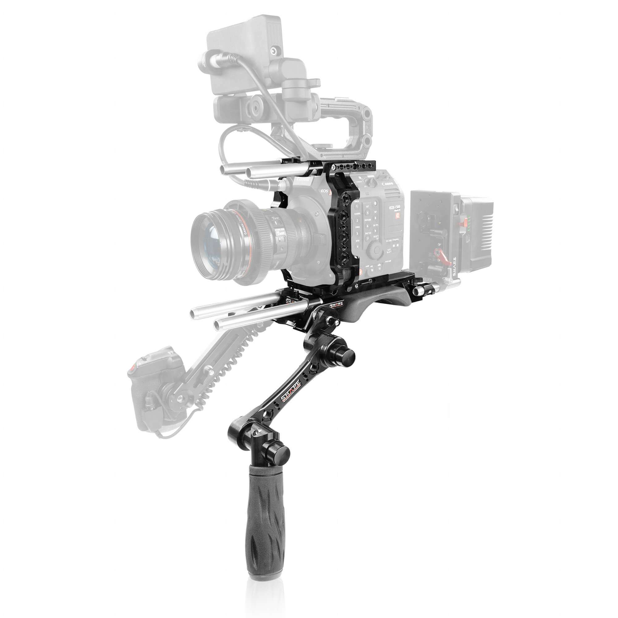 Buy - SHAPE Canon C500 Mark II Pro Shoulder Rig Kit (C52BR)