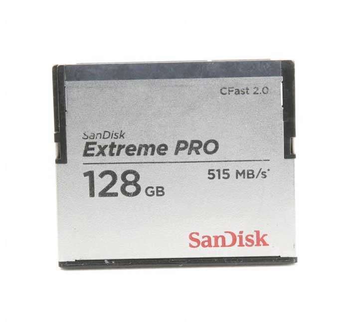 Buy - Used Sandisk SDCFSP-128G-G46 (SDCFSP128GG46) 128GB CFast 2.0 Extreme Pro 515MB/s Memory Card