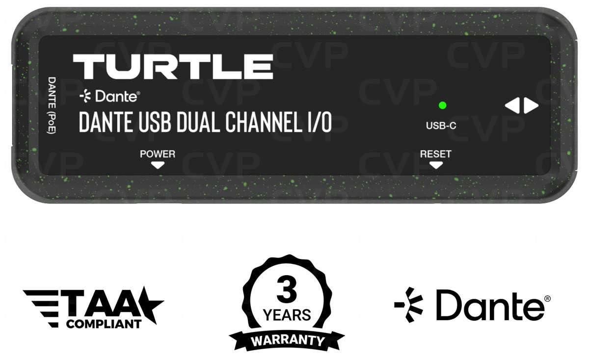 Turtle Dante 2Ch USB-C I/O Adapter | CVP