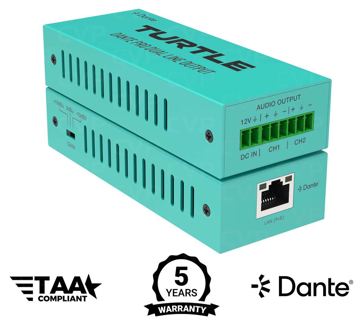 Turtle Dante Pro 2Ch Analog Line Out Adapter | CVP