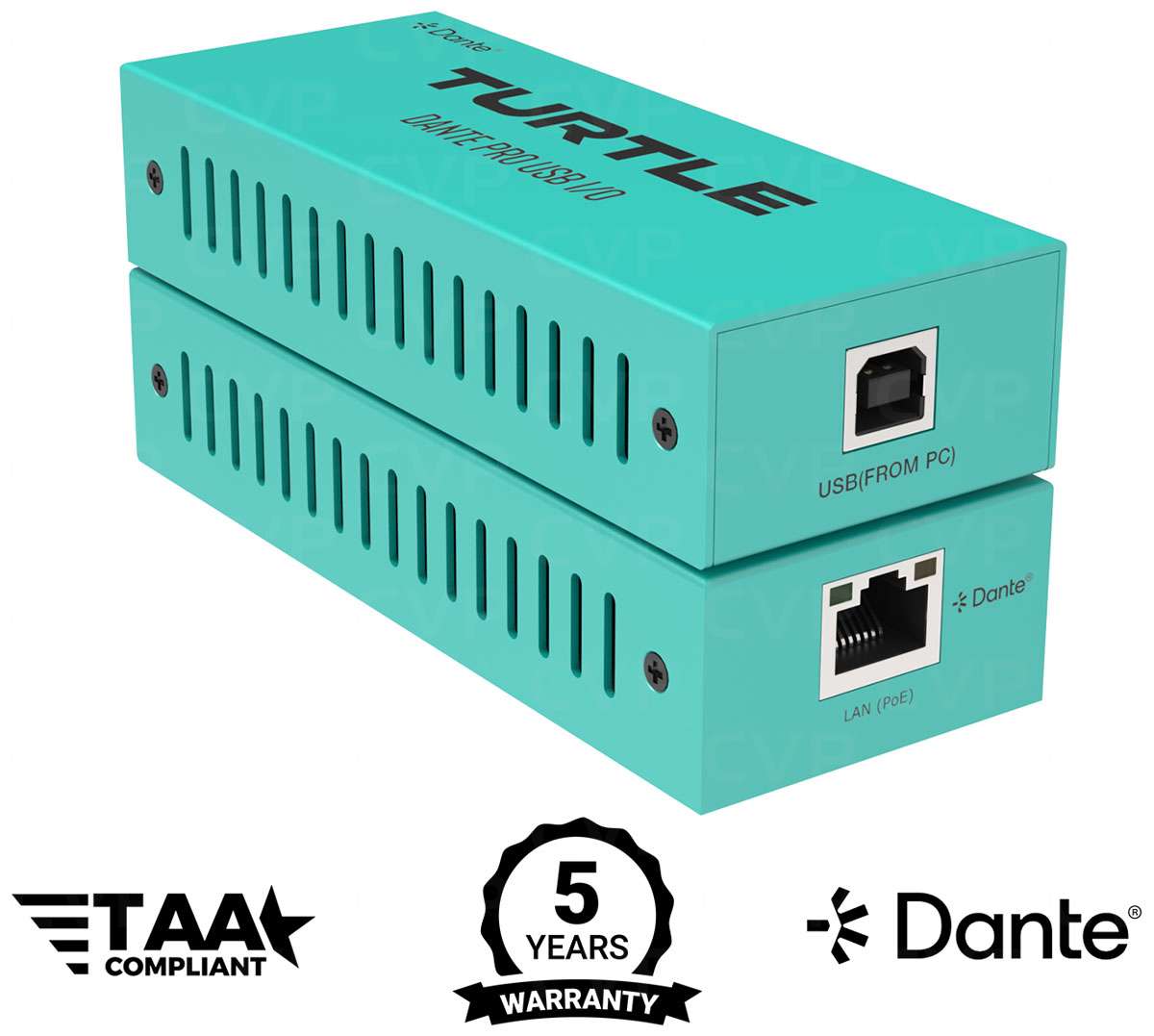 Turtle Dante Pro 2Ch USB I/O Adapter | CVP