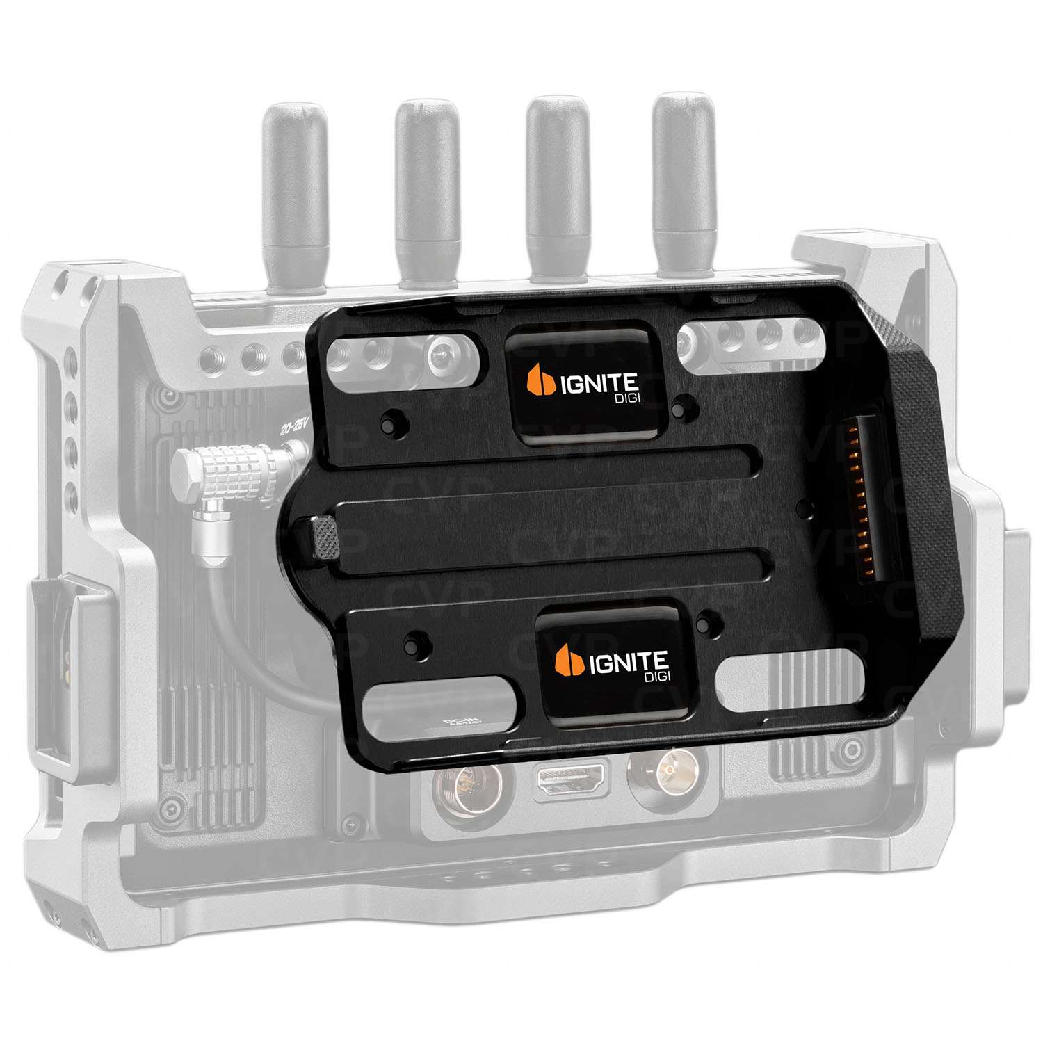 Ignite Digi TB50 Battery Plate For DJI High-Bright Monitor in Black | CVP