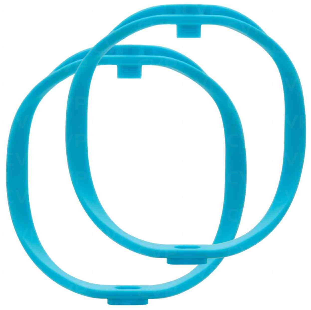 Radius Pair of RAD-2 Hoops - Soft - Light Blue | CVP