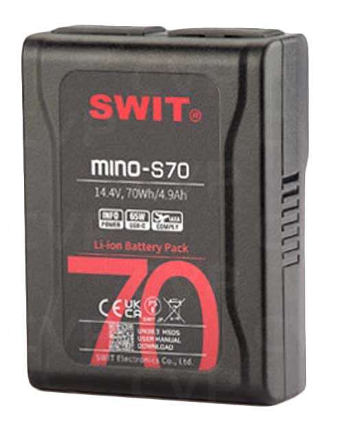 Buy - Swit Mino-S70 Pocket V-Mount Battery (Mino-S70)