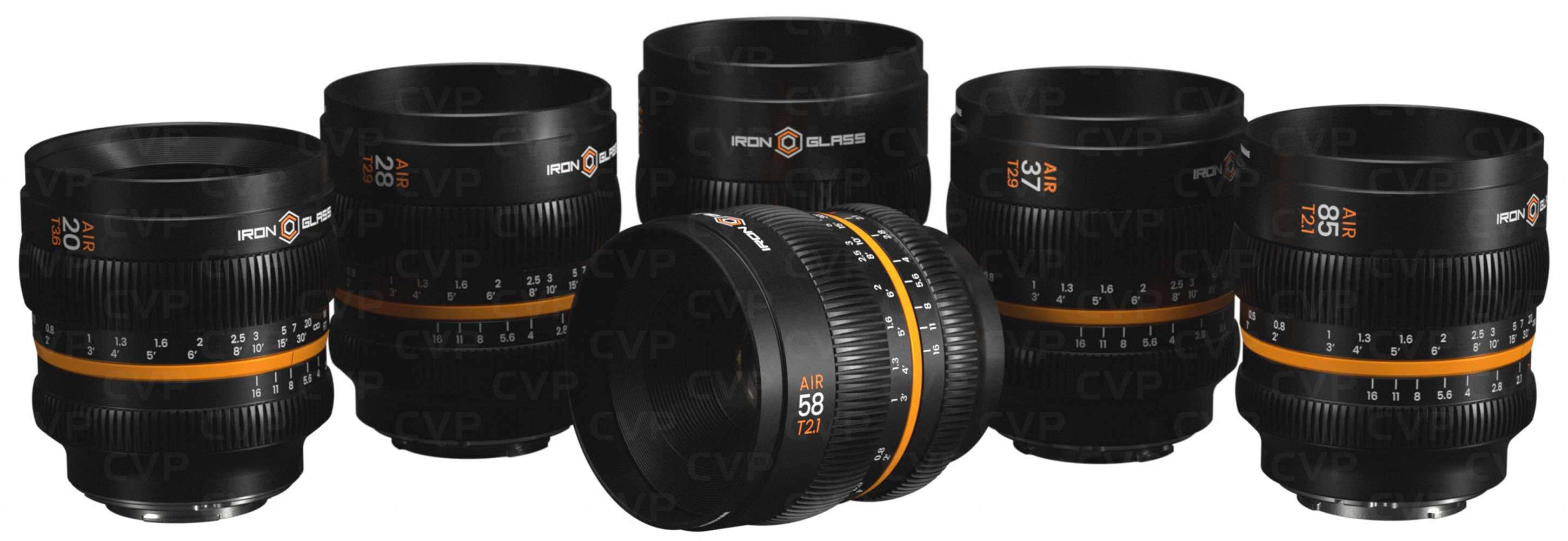 Iron Glass AIR 6 Lens Set With Multi Mounts | CVP