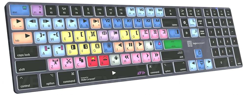 Buy - Logickeyboard Avid Media Composer Classic TITAN (LKBMCOM4TMUK)