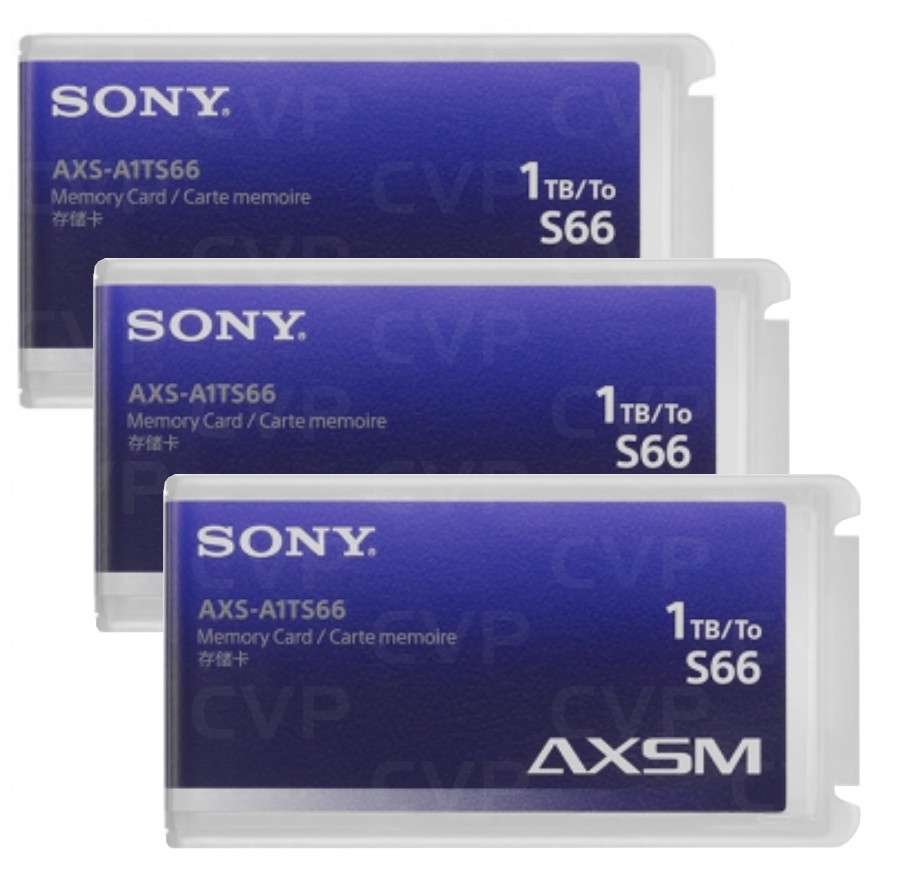 Buy - Sony S66 1TB 6.6Gbps AXSM Card - 3 Pack (AXS-A1TS66/3pcs)