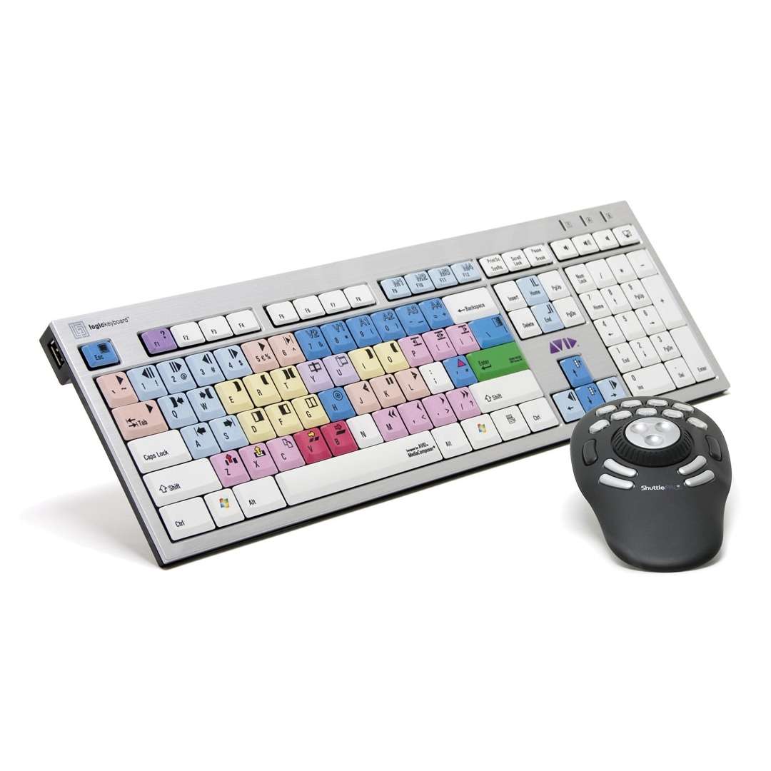 Buy - Logic Keyboard Slim Line PC Nero Keyboard for AVID Media Composer ...