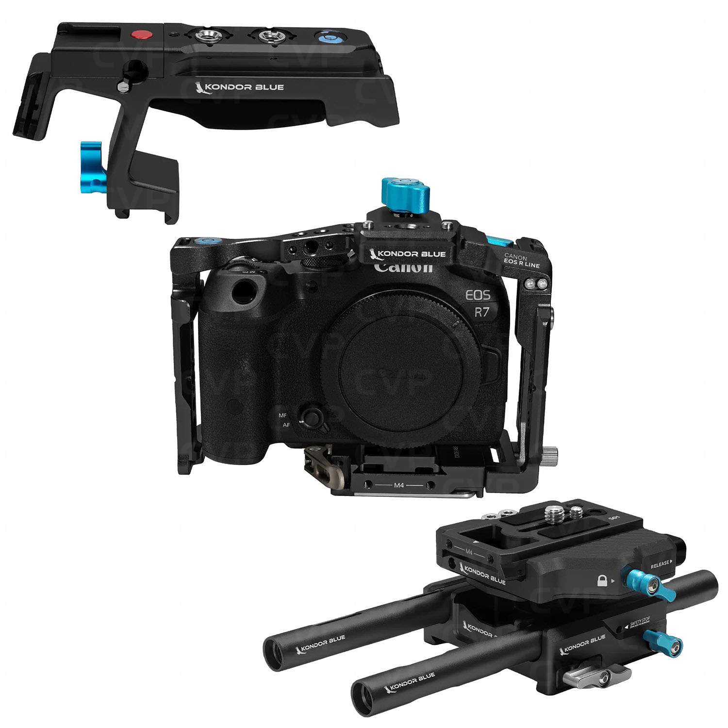Buy - Kondor Blue Canon R7 Arca Base Rig MKII - Black (KONCR7ABRBK)