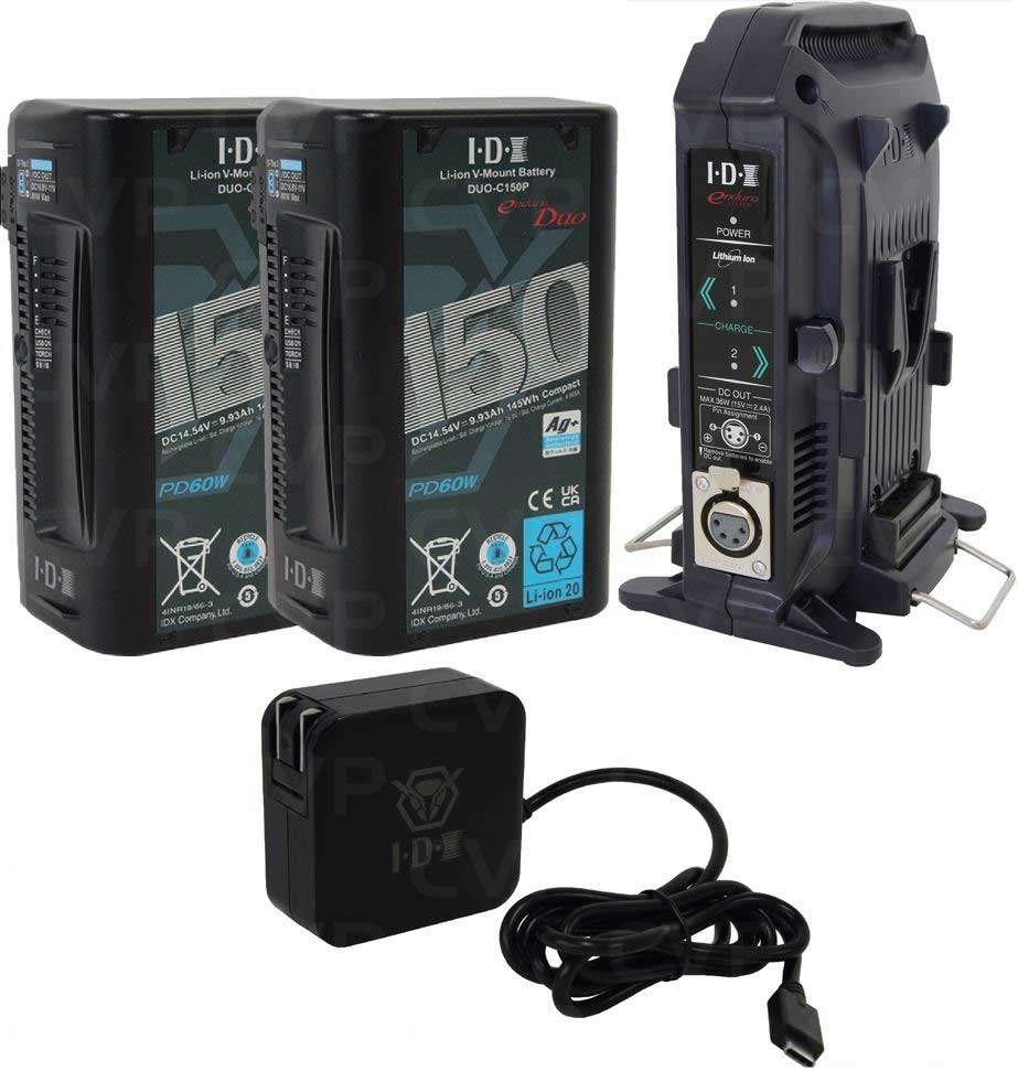 Buy - IDX 2x DUO-C150P and Charger Bundle (promo.ED-CP150/2X)