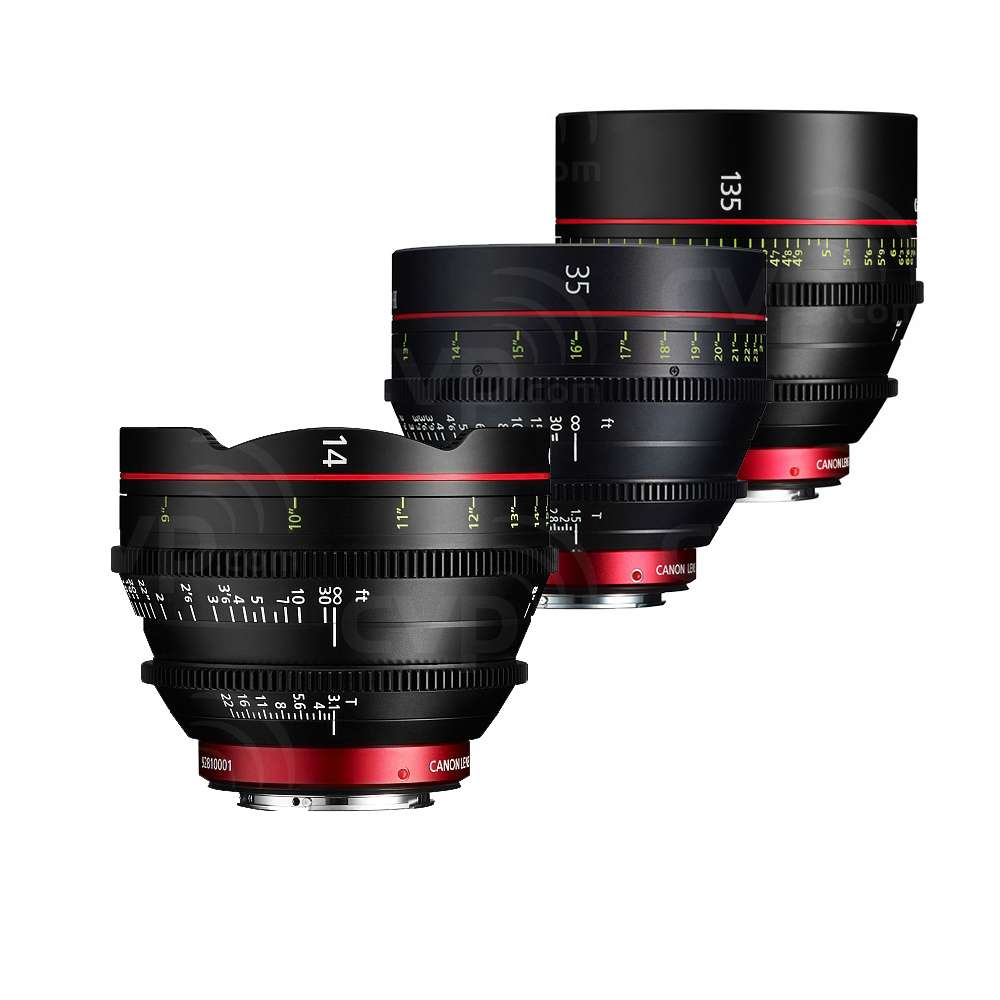 Buy - Canon CN-E EF mount prime lens bundle with Peli Case including 14 ...