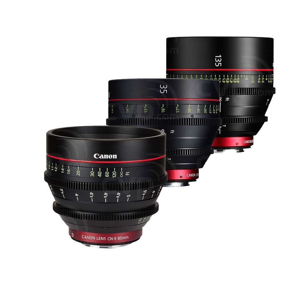 Buy - Canon CN-E EF mount prime lens bundle with Peli Case including 35 ...