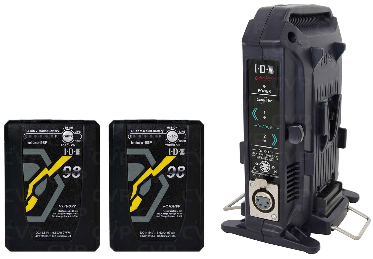 IDX 2x IMICRO-98P with FREE VL-2X Charger | CVP