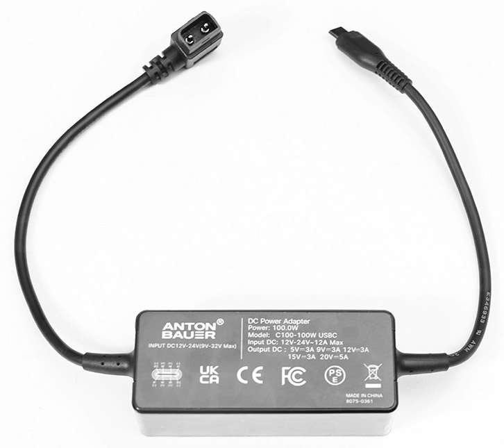 Anton Bauer P-Tap to USB-C PD 100W Adapter | CVP