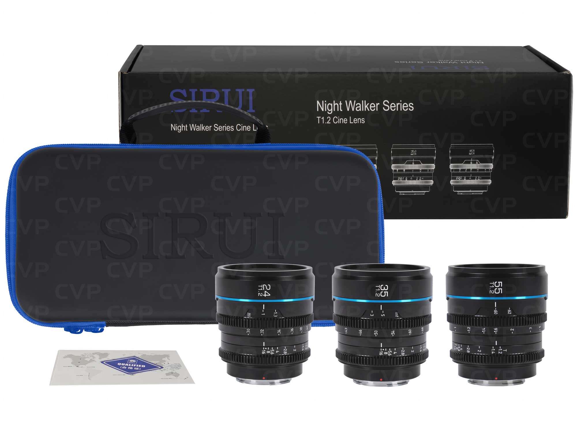 Buy - SIRUI Nightwalker 24/35/55mm T1.2 - RF Mount (MS-3SRB)
