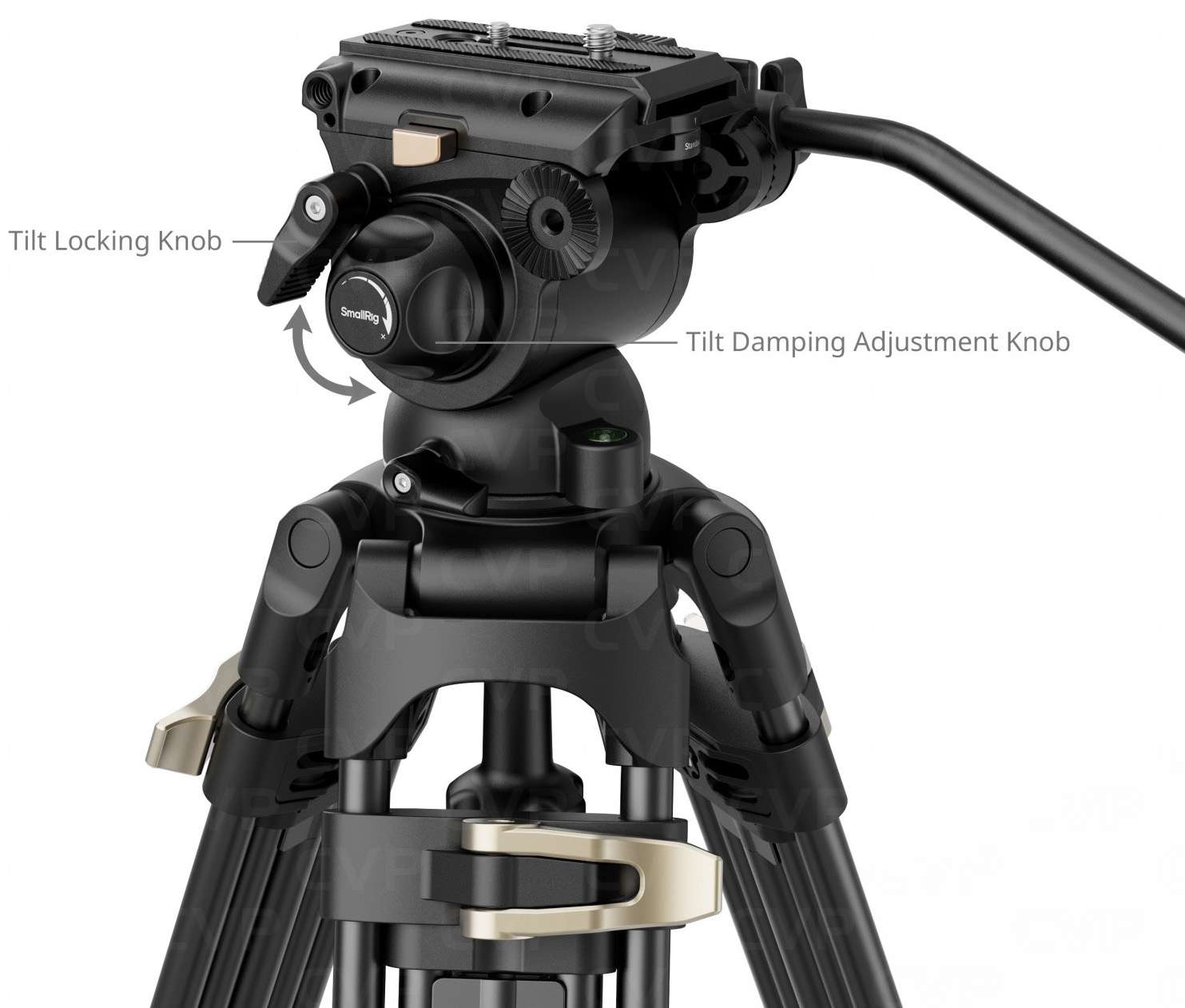 Buy - SmallRig Heavy-Duty Fluid Head Tripod Kit AD-01S (SR4686)
