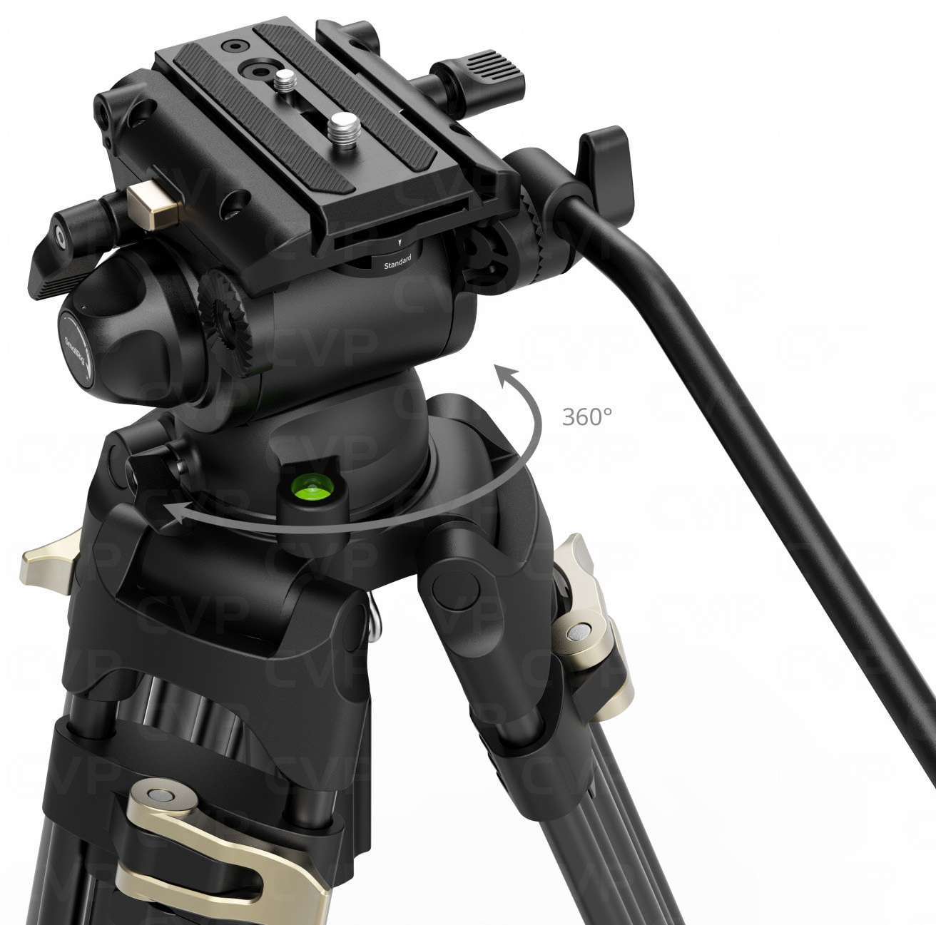 Buy - SmallRig Heavy-Duty Fluid Head Tripod Kit AD-01S (SR4686)