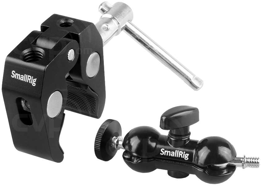 Buy - Ex-Showroom SmallRig 1138 Double BallHead w/ Clamp (SR1138B)