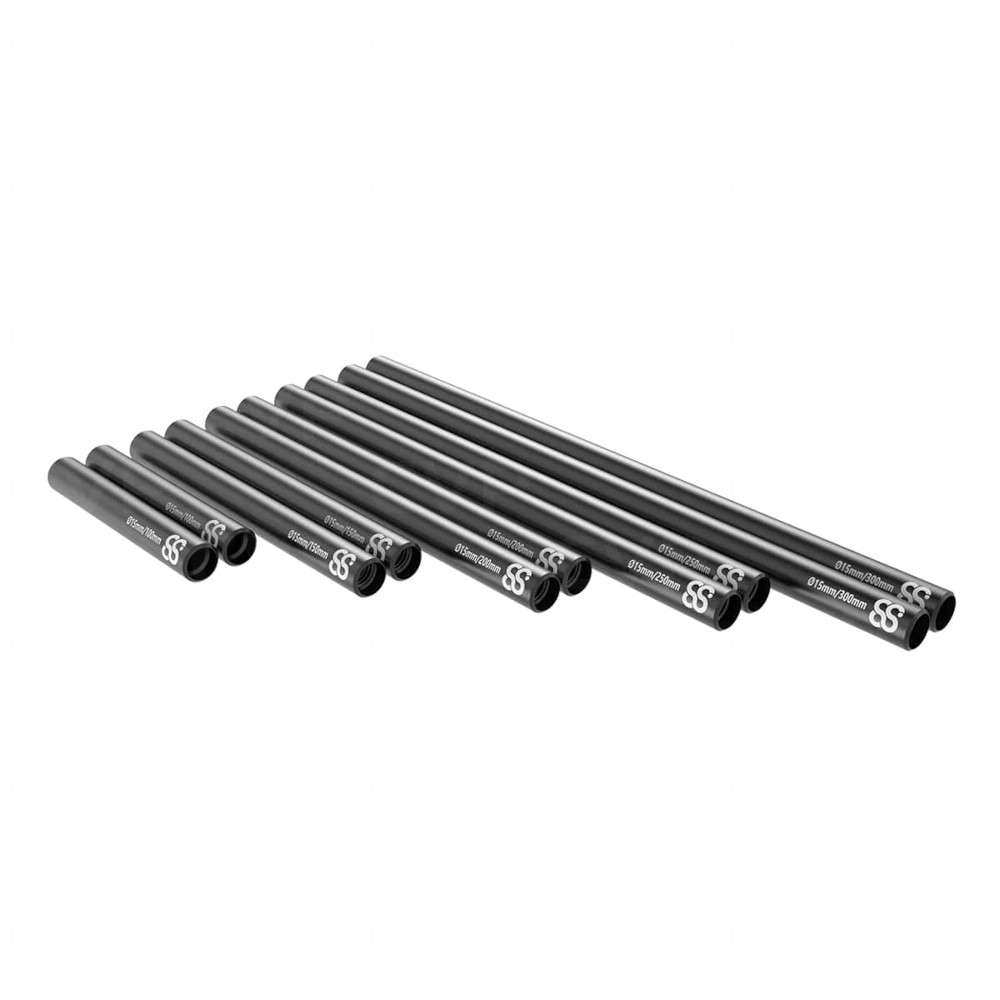 Buy - 8Sinn 15mm Black Rods (2 Pack) - Multiple Sizes (8-15MMBR-10)