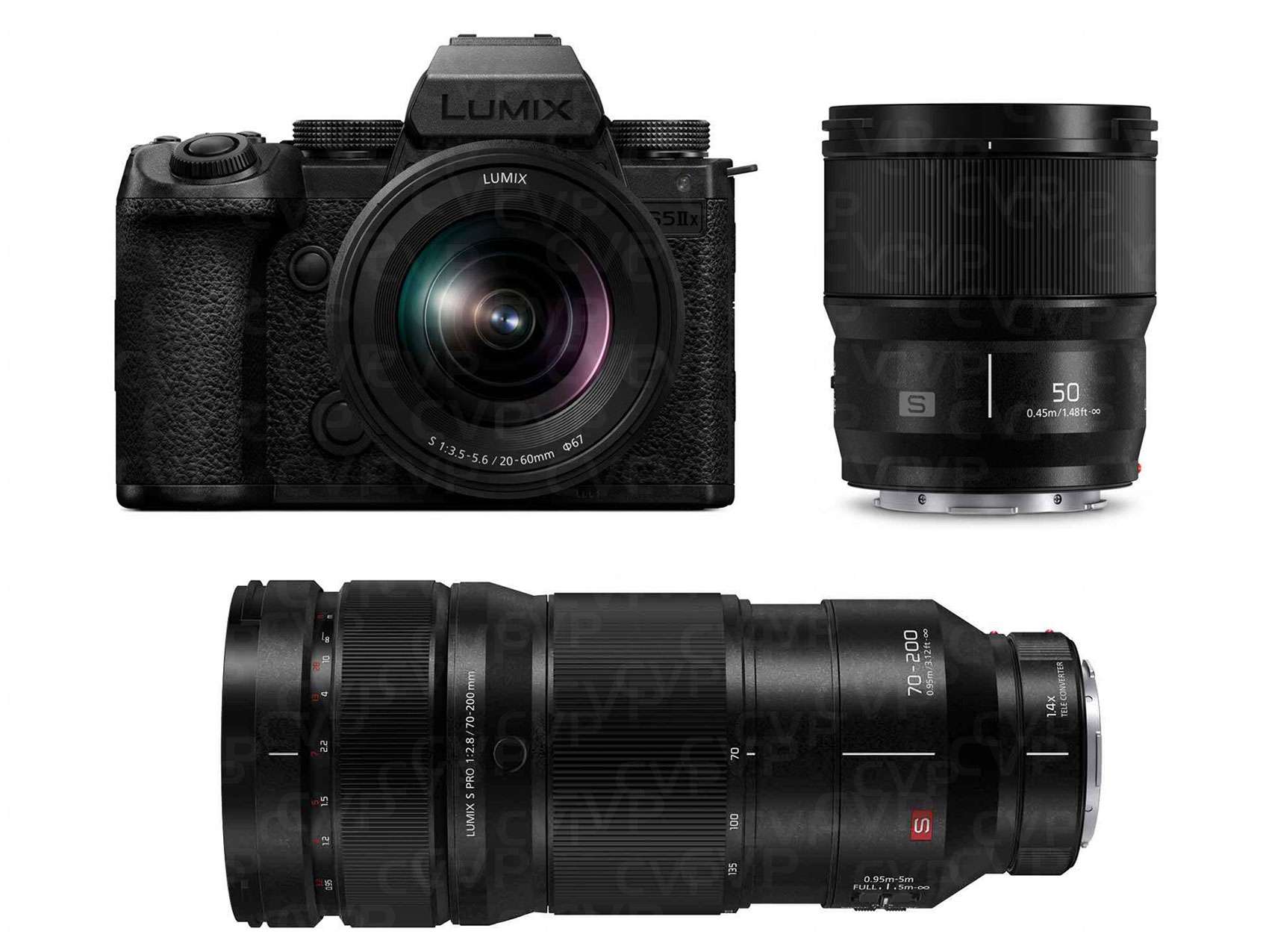 Buy - Panasonic LUMIX S5IIX Kit w/ 20-60mm, 50mm, 70-200mm Lens (DC ...