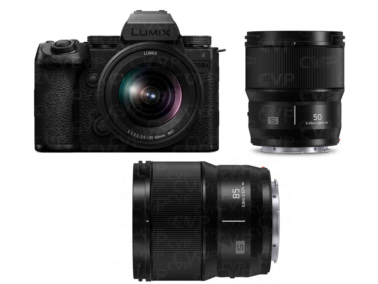 Buy - Panasonic LUMIX S5IIX Kit w/ 20-60mm, 50mm, 85mm Lens ()
