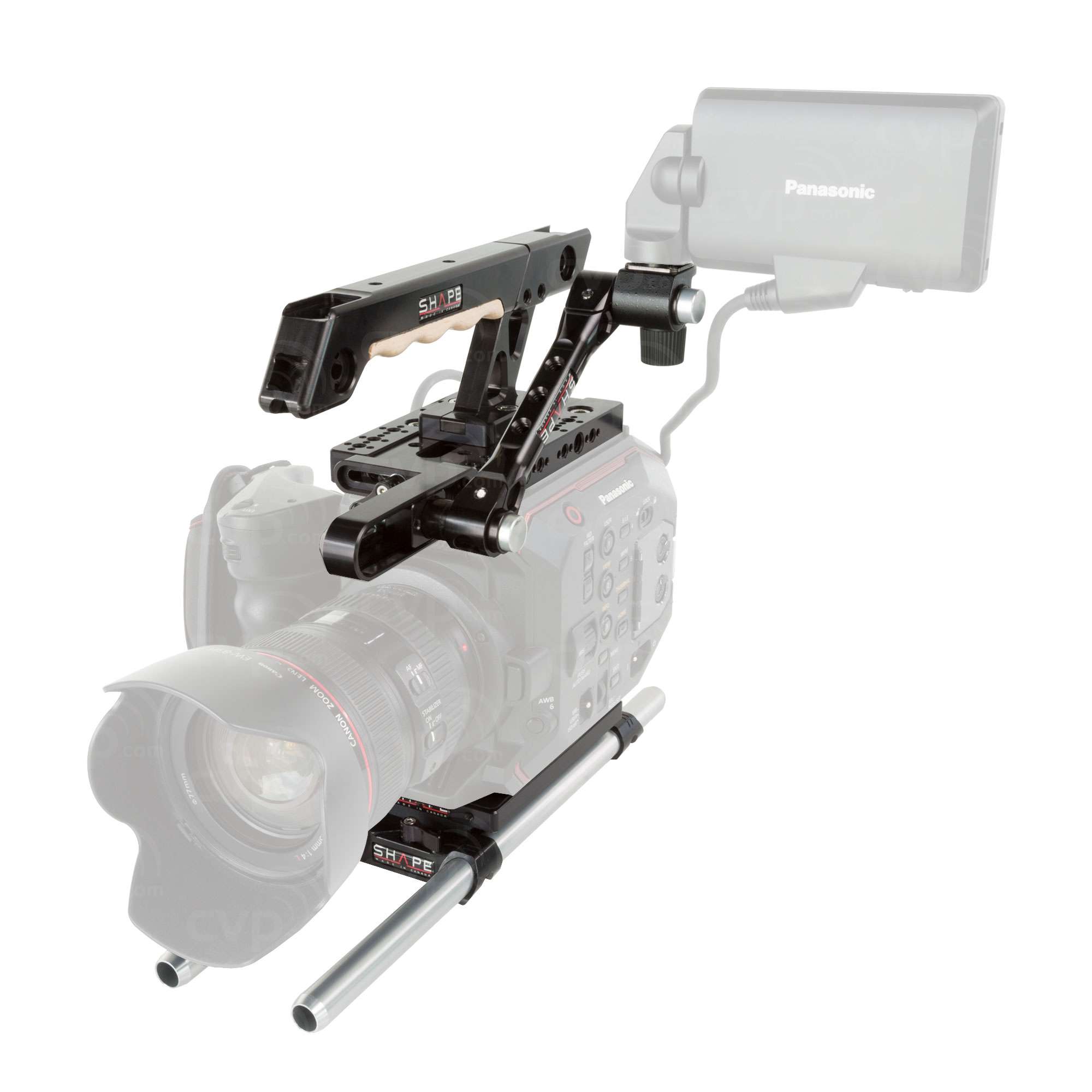 Buy - SHAPE EVALWBT (EVA-LWBT) 15mm LW Handle EVF Mount for Panasonic EVA1