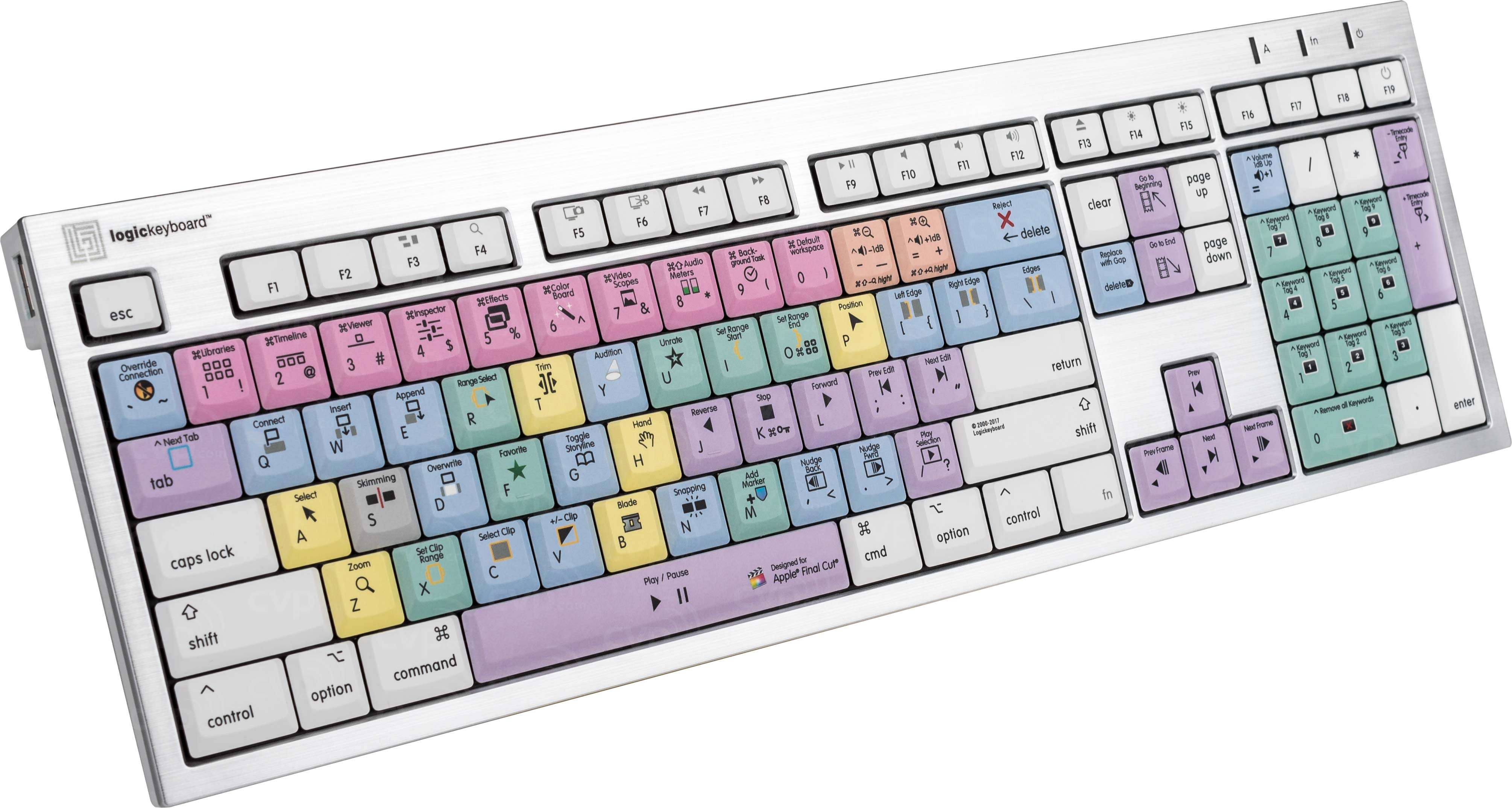 Buy - Logickeyboard Final Cut Pro X Mac Alba Keyboard (LKBFCPX10CWMUUK)