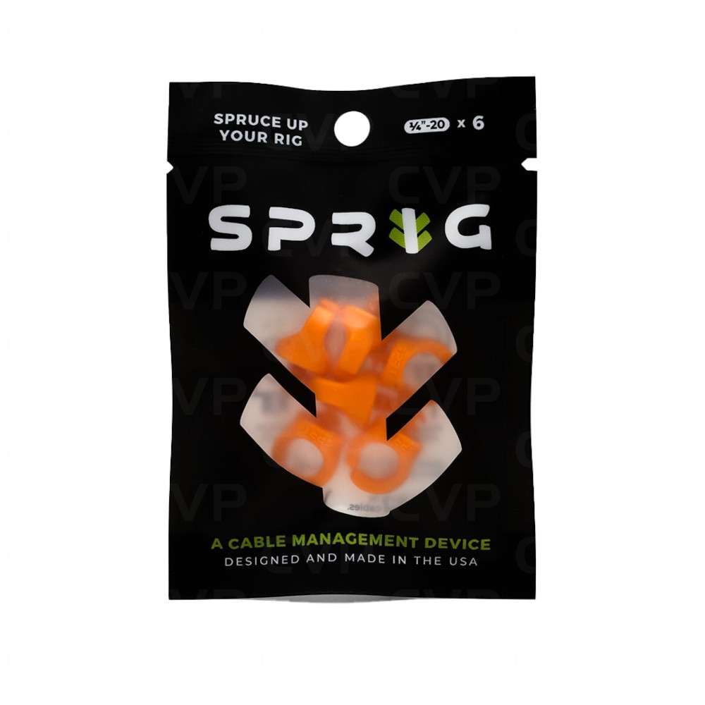 Buy - Sprig S6PK-1420-O (S6PK1420O) Orange 6 Pack -1/4"-20