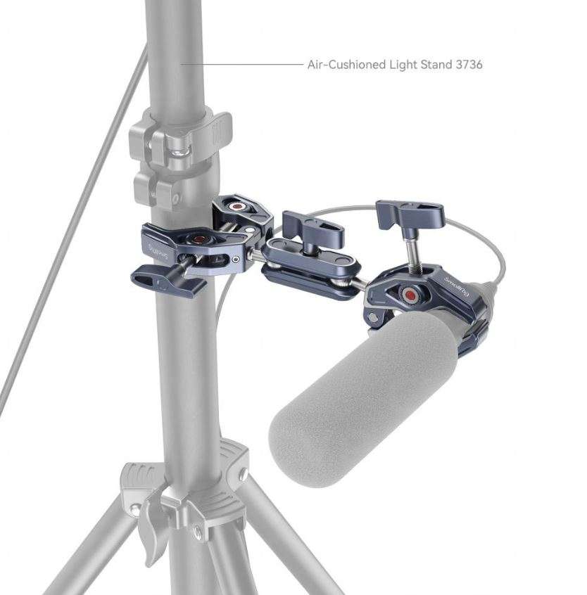 Buy - SmallRig Super Clamp w/ Double Crab-Shaped Clamps (SR4103B)