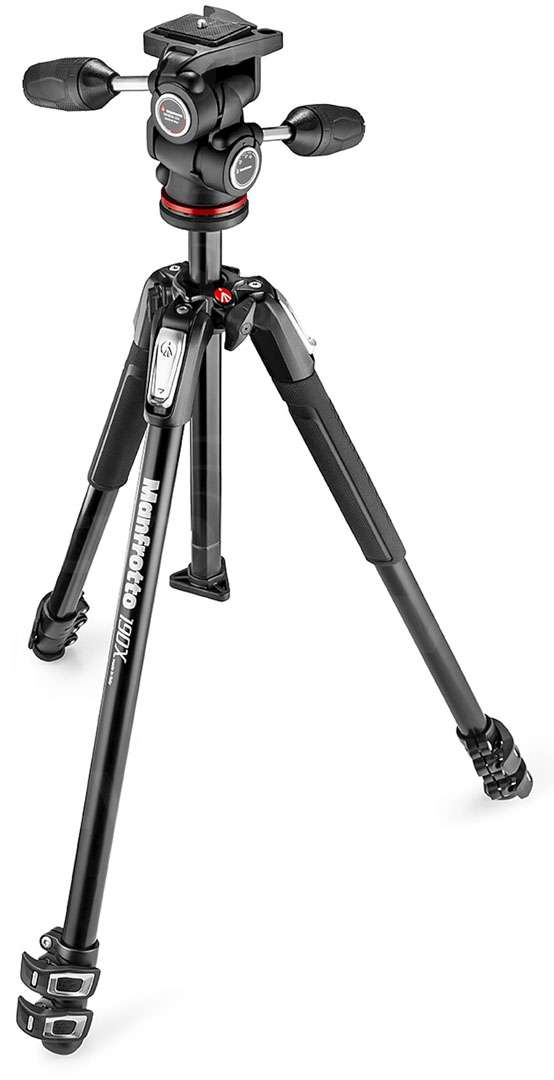 Buy - Manfrotto 190X Tripod with 804 MK II (MAN-MK190X3-3W1)