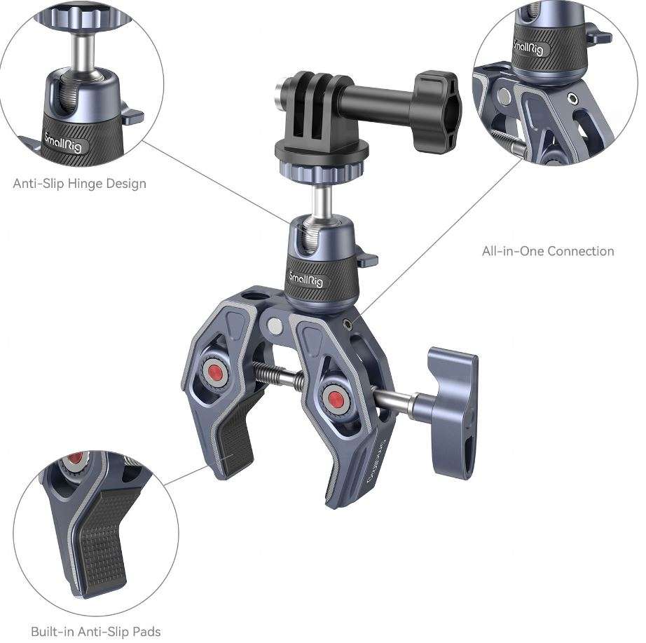 Buy - SmallRig Super Clamp w/ 360 Ball Head Mount (SR4102)
