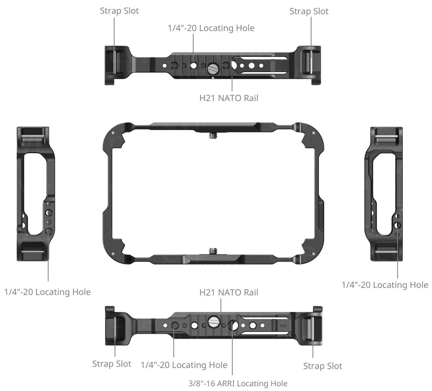 Acheter - SmallRig Monitor Cage Kit for Atomos Ninja TX (SR5708)
