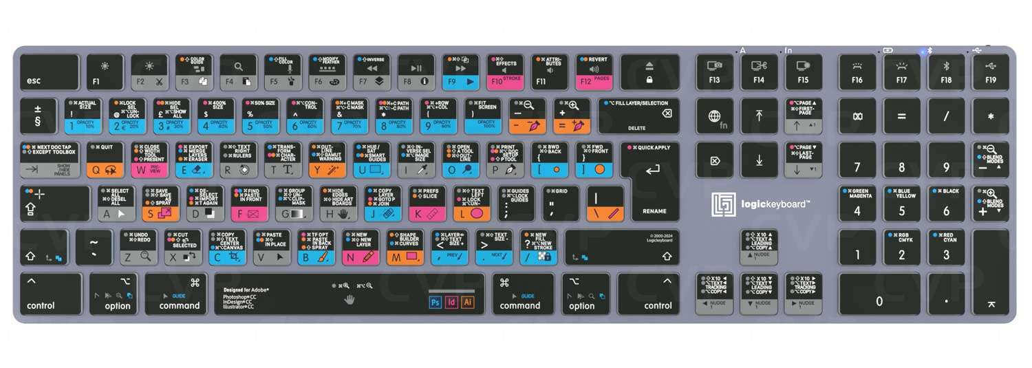 Buy - Logickeyboard Titan Wireless Keyboard - Mac UK (LKBAGDATMUK)