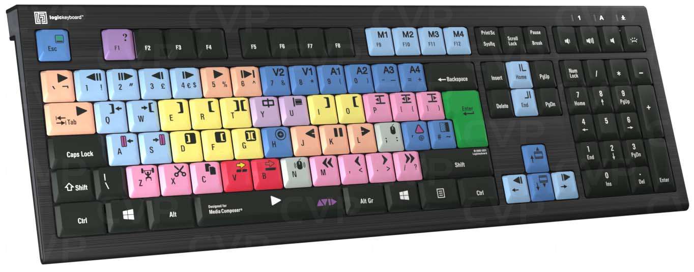 Buy - Logickeyboard Avid Media Composer PC Astra 2 UK (LKBMCOM4A2PCUK)