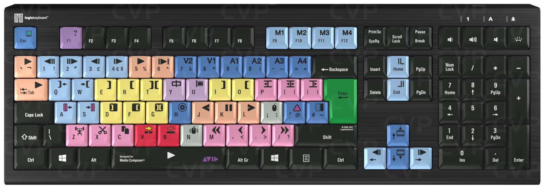 Buy - Logickeyboard Avid Media Composer PC Astra 2 UK (LKBMCOM4A2PCUK)