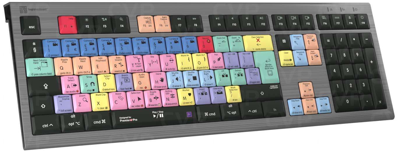 Buy - Logickeyboard Adobe Premiere Pro CC Astra 2 MAC (LKBPPROCCA2MUK)