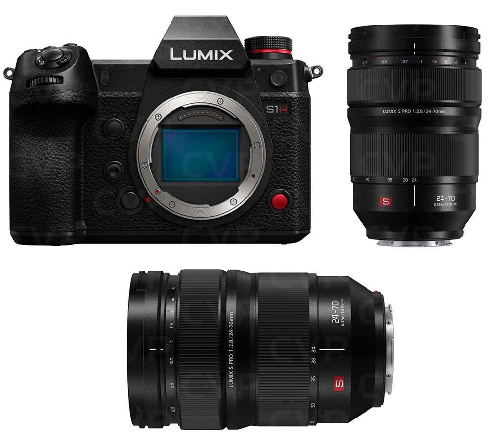 Buy - Panasonic Lumix S1H w/ S-E2470E Lens (DC-S1HE-K)