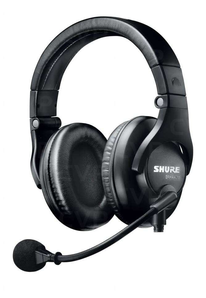 Buy - Shure Stereo Headphone w/Mic (W/O Cable) (BRH440M-LC)