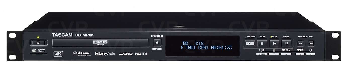 Buy - Tascam BD-MP4K UHD Player (BD-MP4K)