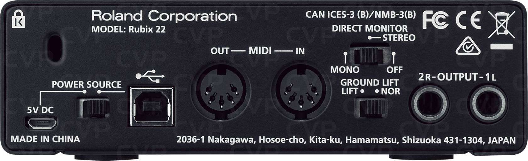 Buy - Roland RUBIX22 USB Hi Res Audio Interface (RUBIX22)